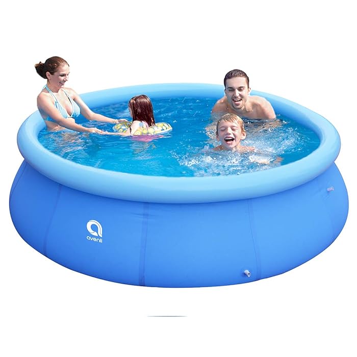 Buy Inflatable Top Ring Swimming Pools for Adults Outdoor Easy to Set ...