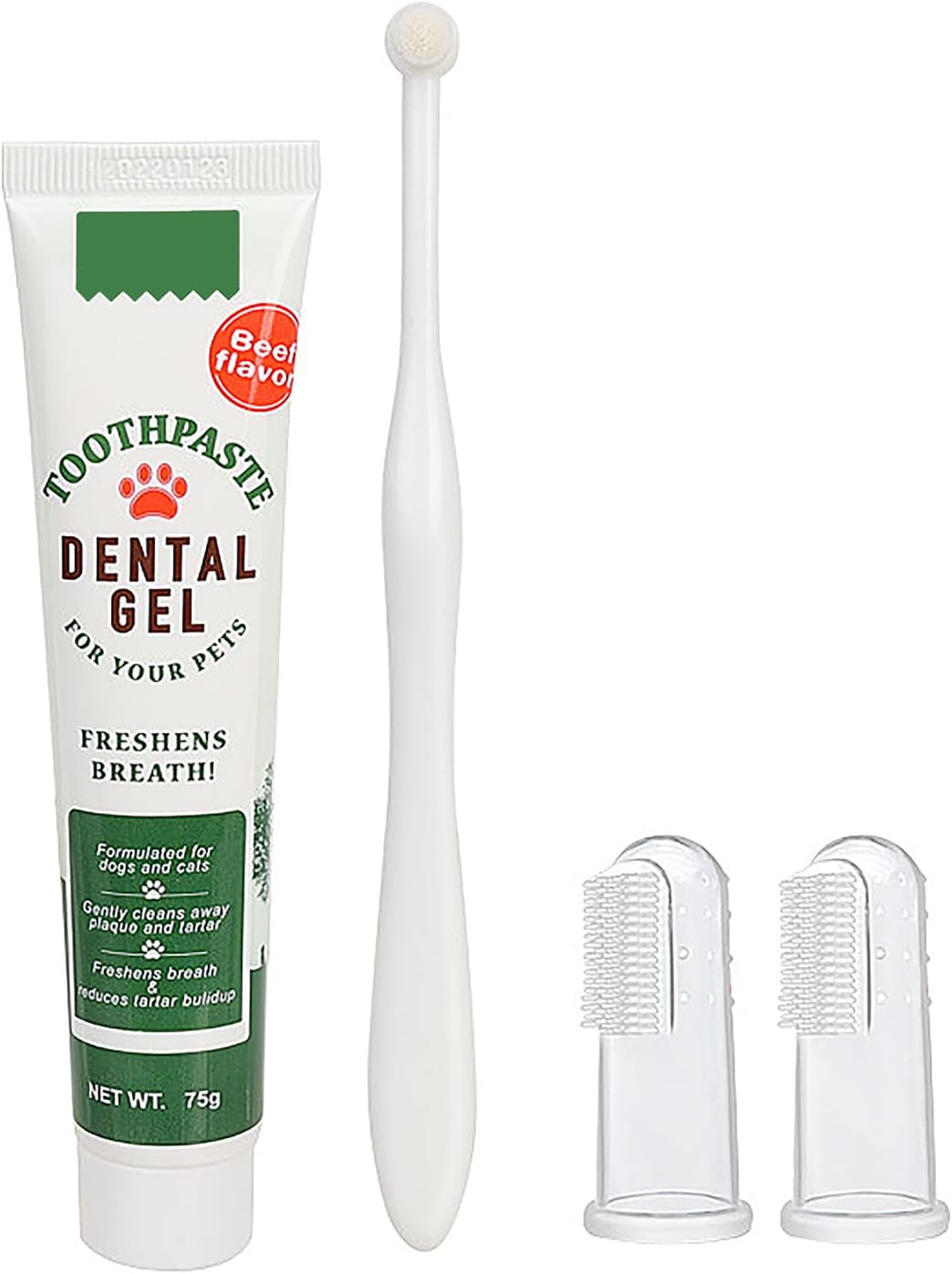 Amazon.com : Pet Republique Enzymatic Dog Toothpaste Kit with Finger ...