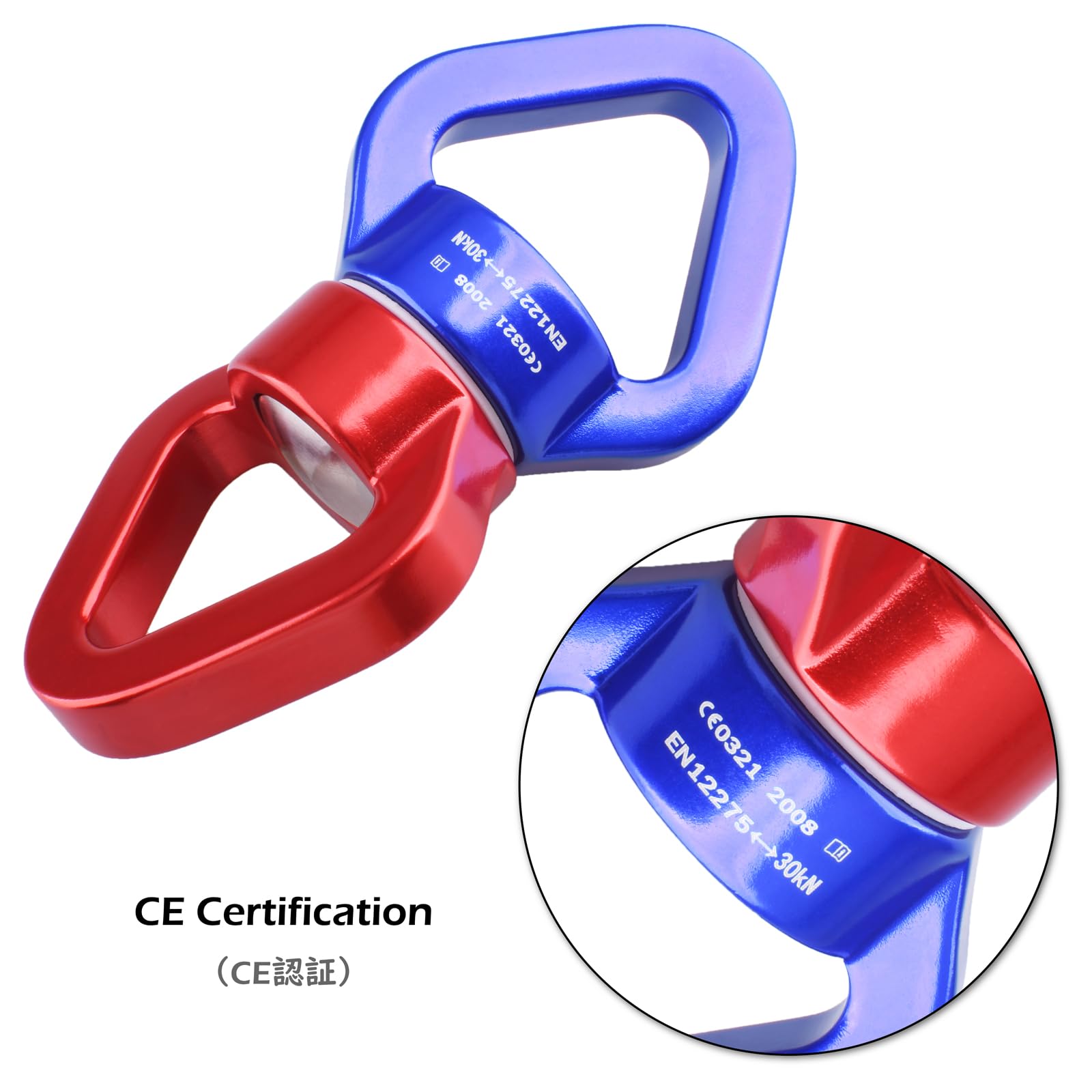 Snapklik.com : TRIWONDER Swing Swivel 30kN Micro Rotator Safety ...