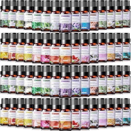 Amazon.com: Essential Oil Set 80 Pcs-100% Natural Essential Oils Kit ...