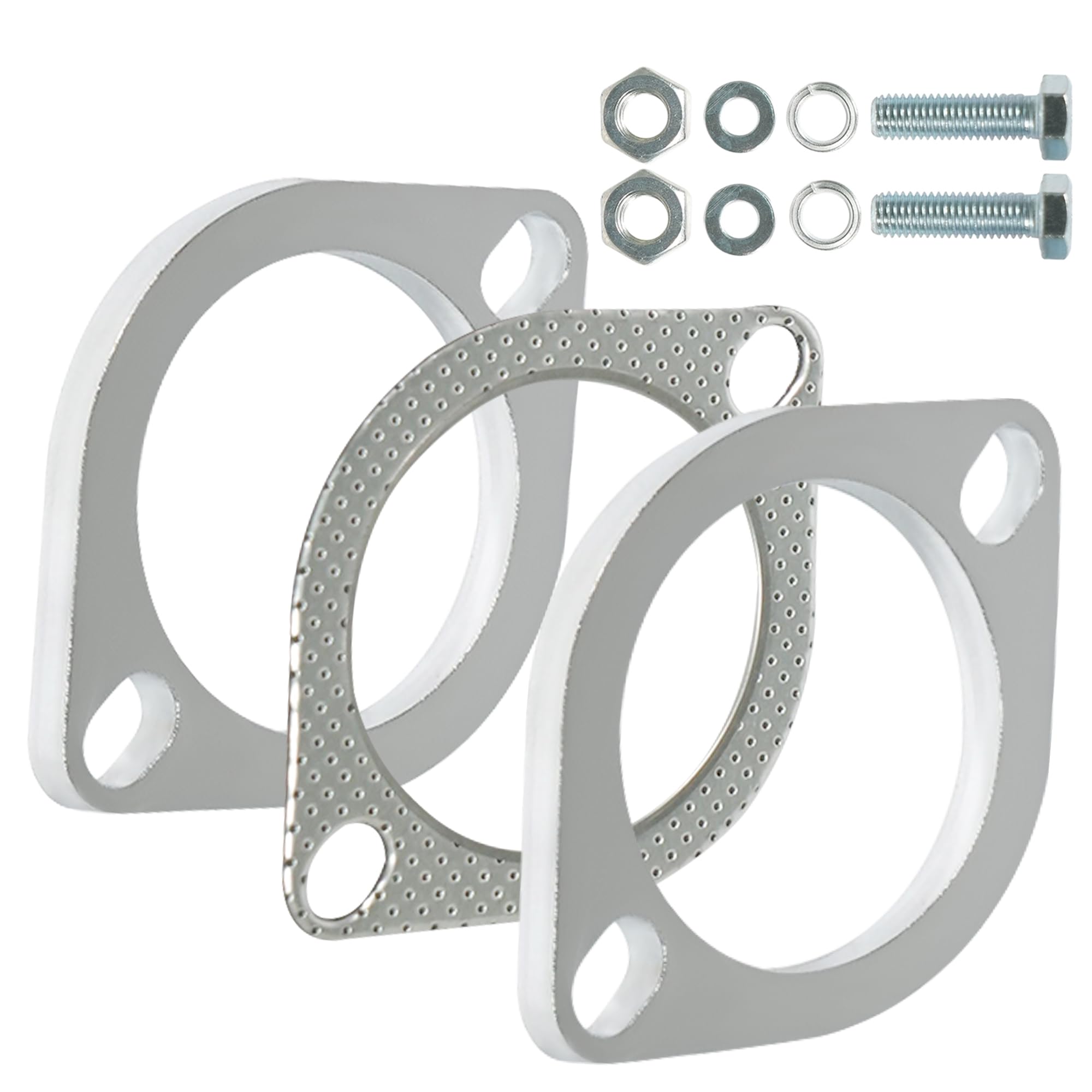 Snapklik.com : Simnliras 2 Bolt 3 Inch/76mm Exhaust Flange Connection ...