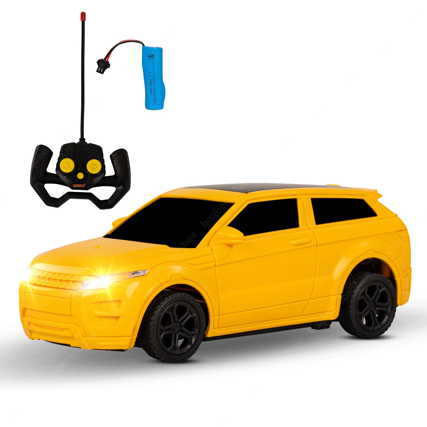 BAYBEE Little Roster 1:24 Scale Rechargeable RC Car for Kids – Stunt ...
