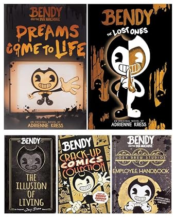 Bendy and the Ink Machine Series 5 Books Set: Amazon.co.uk: Adrienne ...