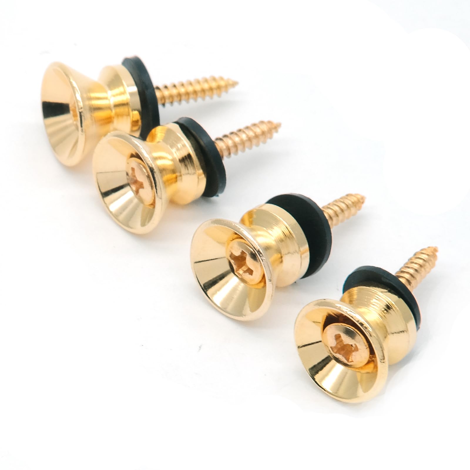 Snapklik.com : Harpfeas 4PCS Metal Strap Buttons End Pins