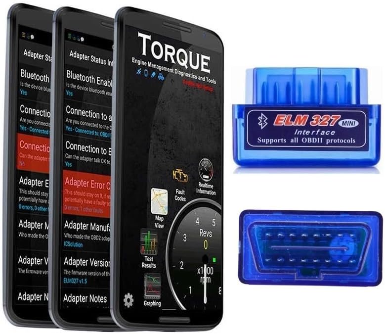 MODAXE Commercial Vehicles Smart V2.2 OBD II Scanner with Bluetooth 4.0 ...