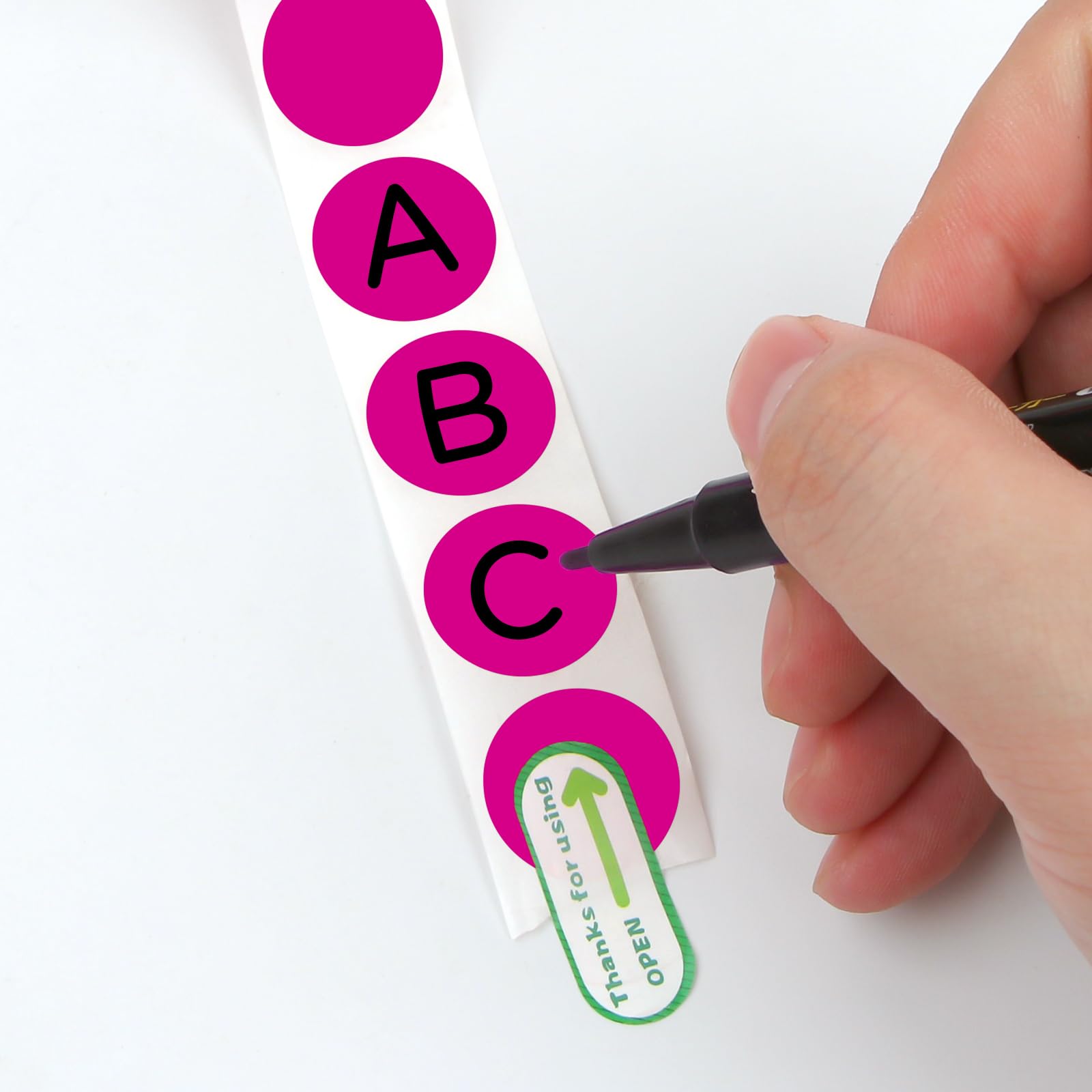 Snapklik.com : Pack Of 2000 Colored Dot Stickers Round Color Coding ...