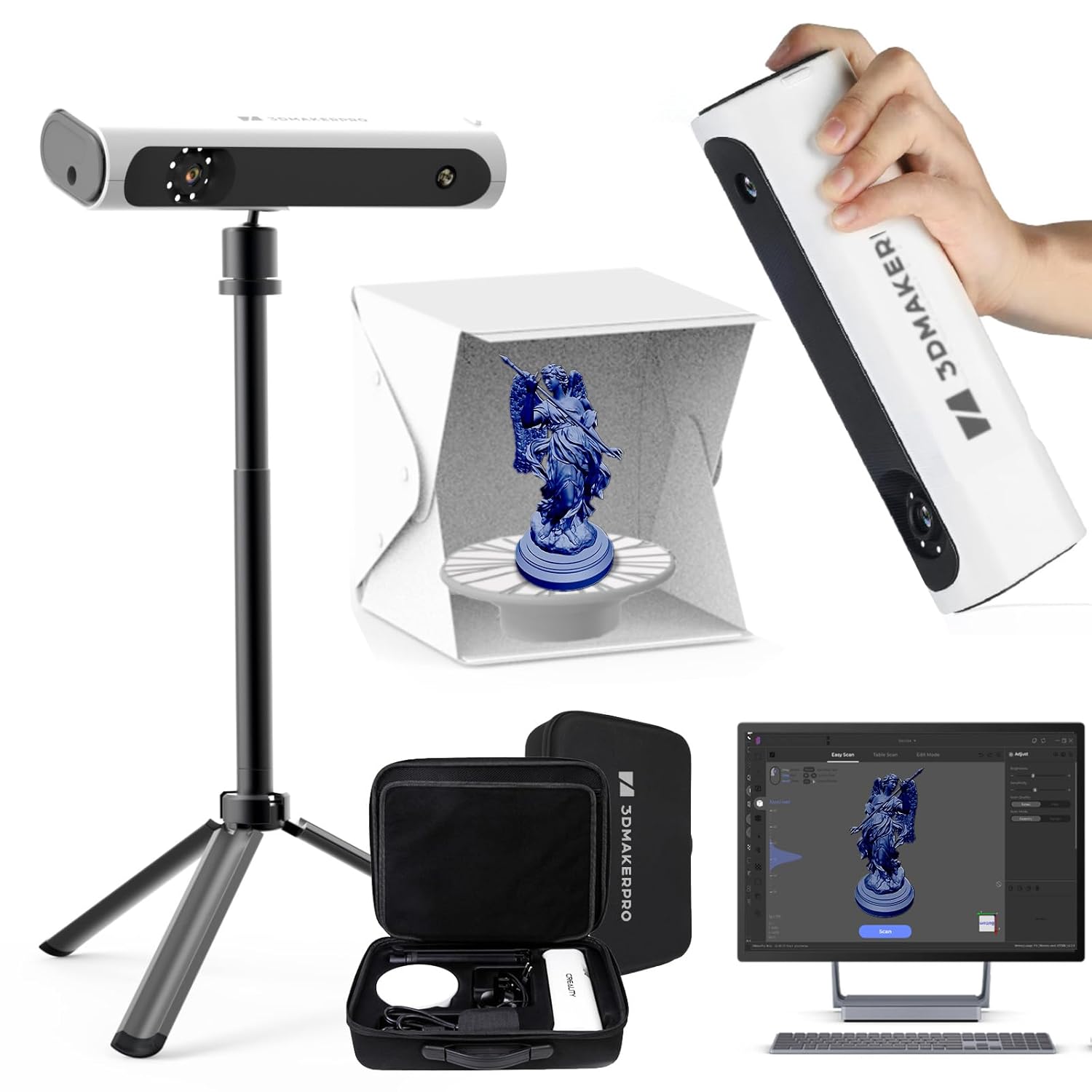 Lynx 3D Scanner, 0.1MM Accuracy & 10 FPS Scan Speed, Portable 3D ...