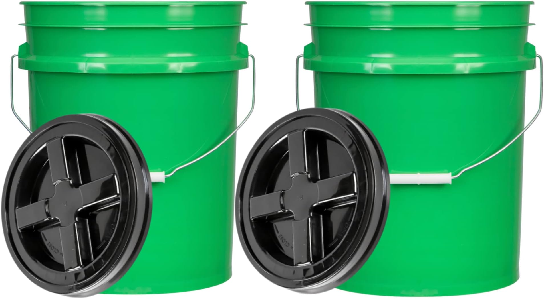 Amazon.com: Screw Top Life Latch Bucket w/Easy Turn Ratcheting Lid – 5 ...