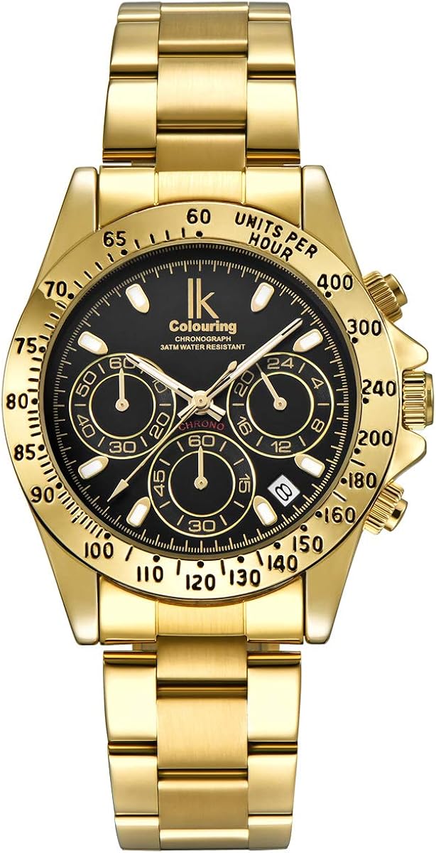 Alienwork IK Watch Men Women Chronograph Calendar - BigaMart