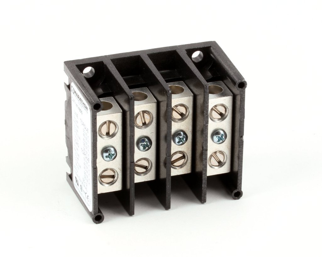 GROEN Parts 119850 Terminal Block 4-Pole 115 AMP (119850): Amazon.com ...