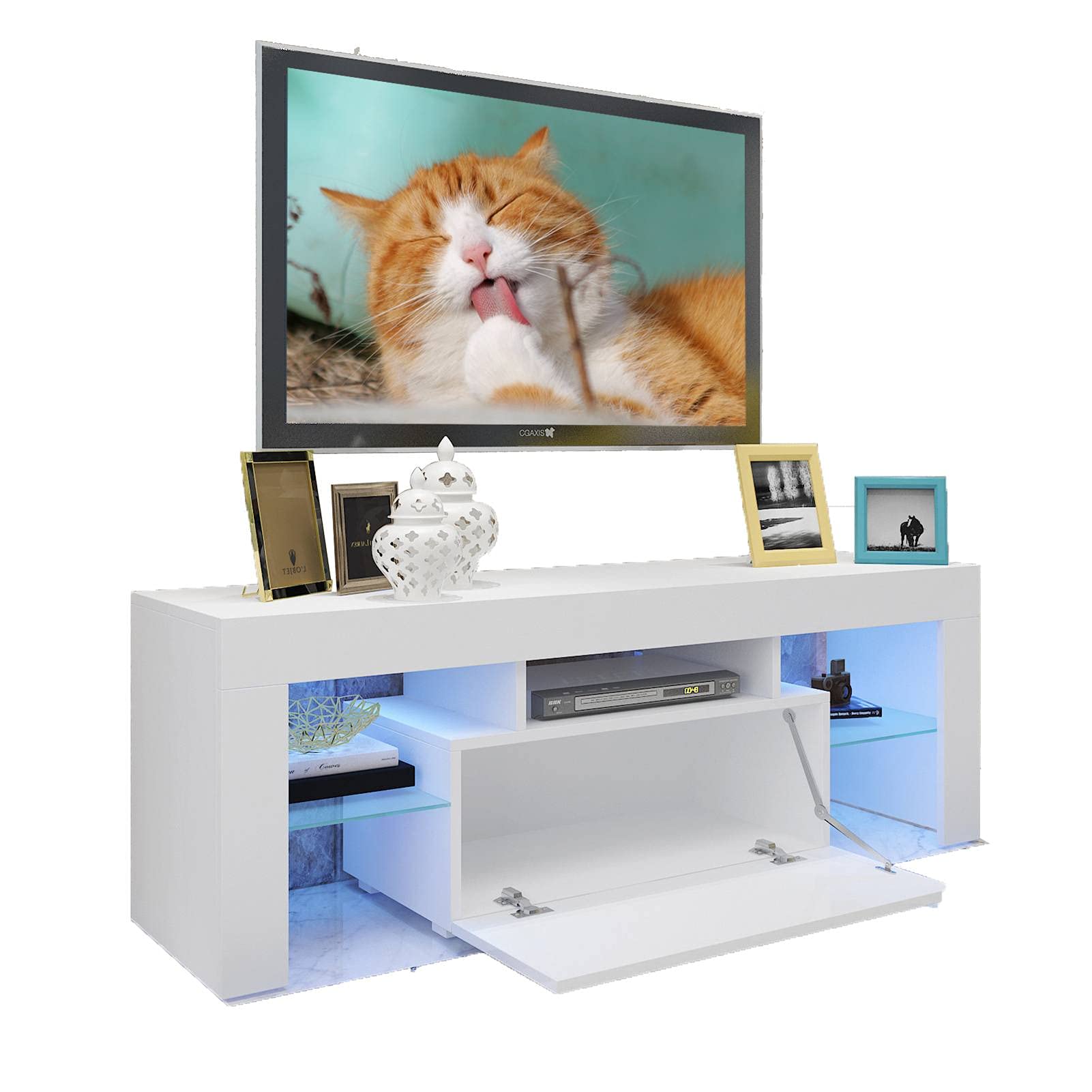 Buy QQQ Led TV Stand with Storage, 50 inch TV Stand Television Stands ...