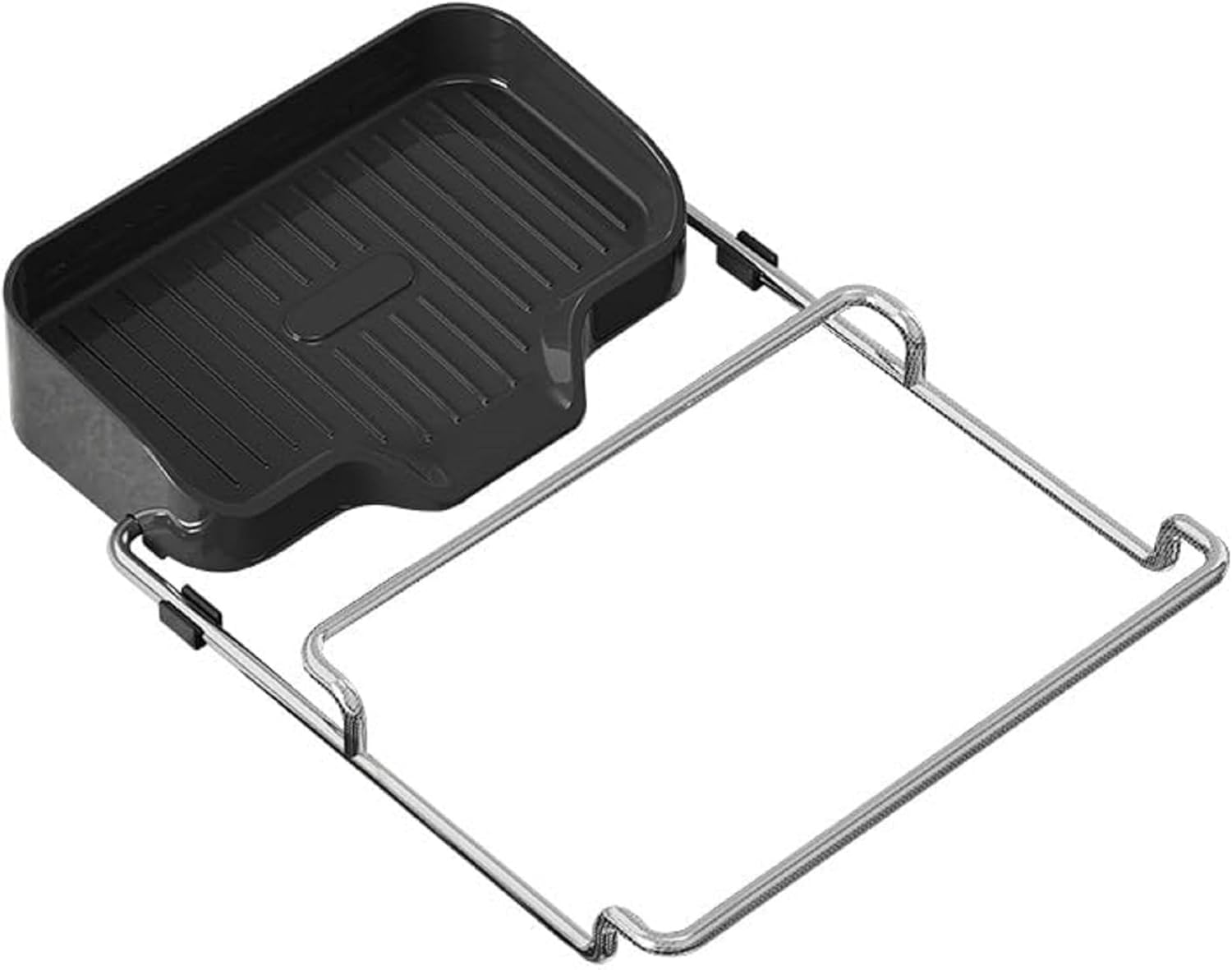 Amazon｜MONOW 水切りネットホルダー 三角コーナー 水切りネット シンク ネット 折りたたみ ブラック｜水切りラック オンライン通販