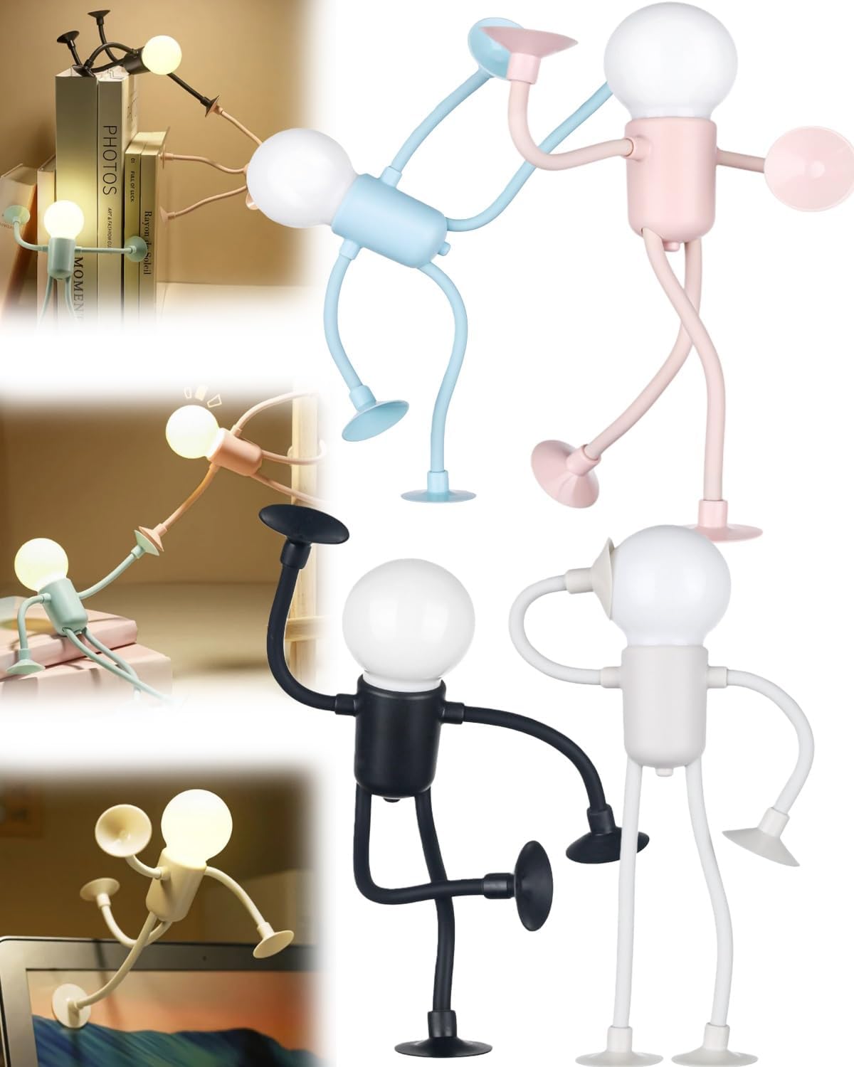 RITHEM Changeable Shape Funny Sportsman Night Light, DIY LED Squeezable ...