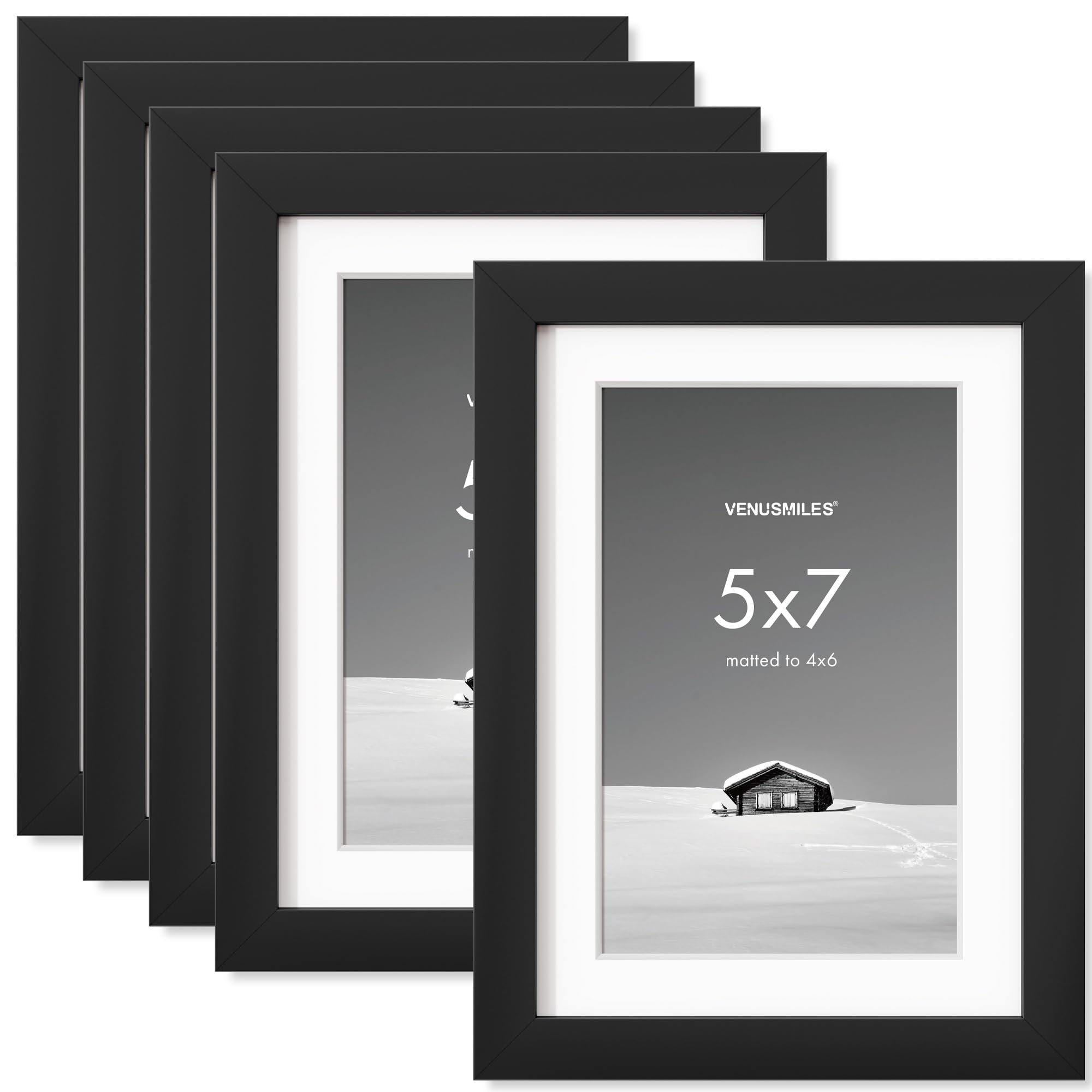 Amazon.com - Venusmiles 5x7 inch Picture Frame, 5x7 Photo Frames with ...
