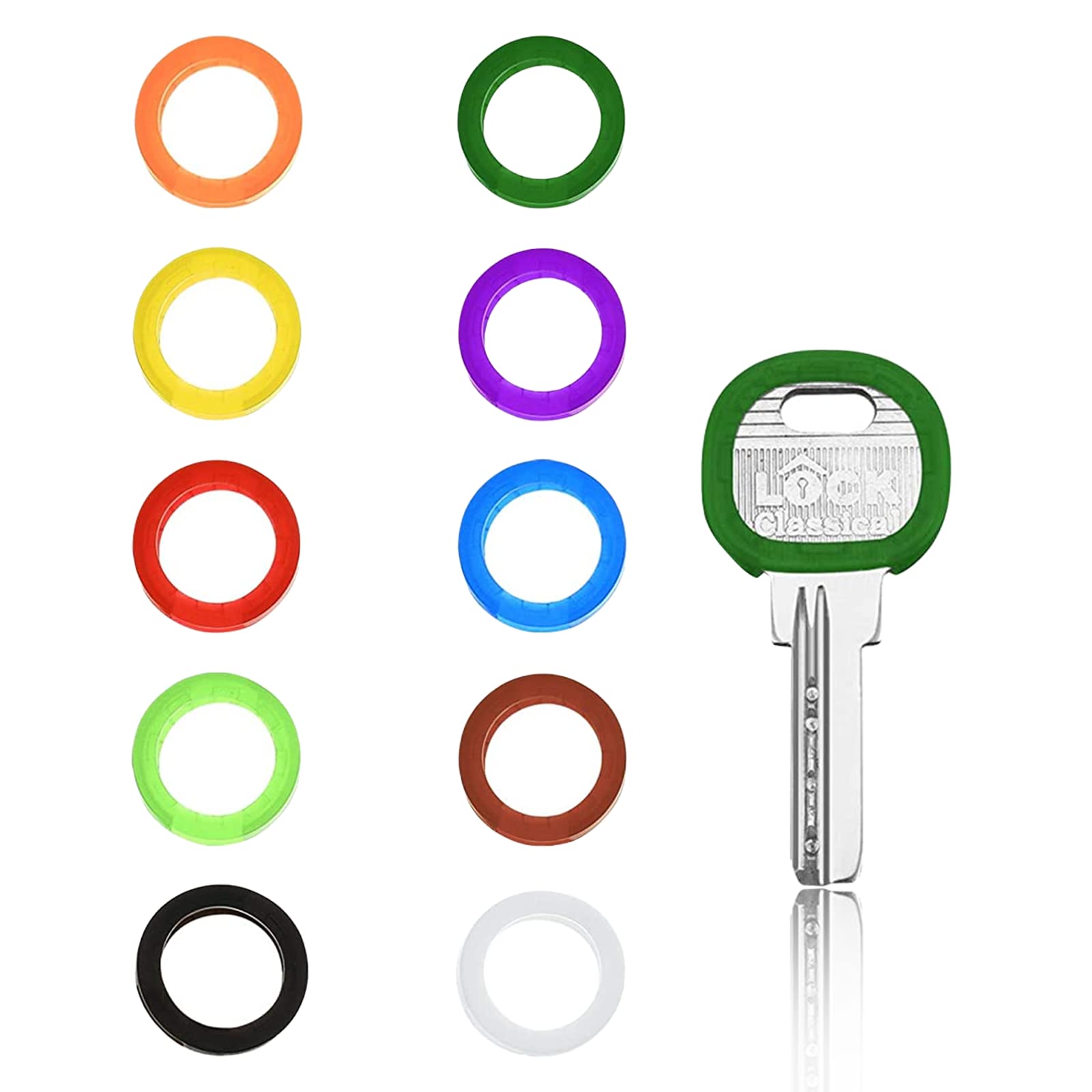 10 Pcs Key Covers 10 Assorted Colors Key Caps Covers | Desertcart INDIA