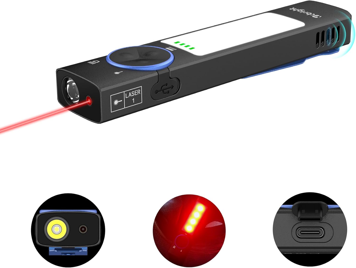 YC8001 Rechargeable Flat Flashlight,1000 High lumens Nepal | Ubuy