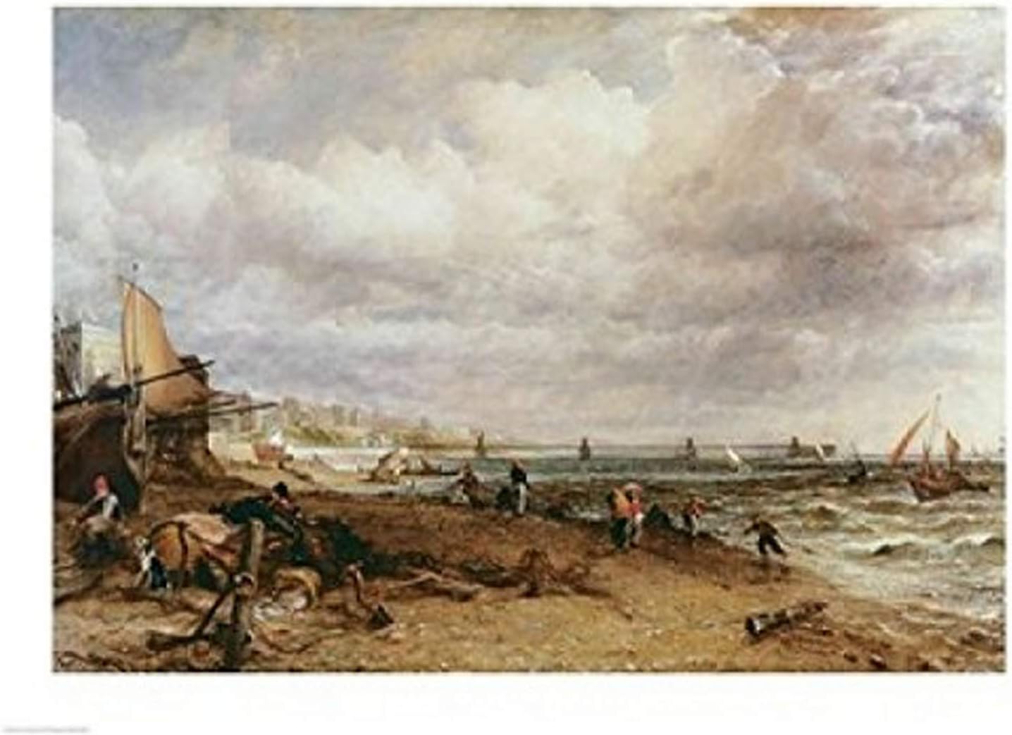Posterazzi Marine Parade and Old Chain Pier 1827 Poster Print by John ...