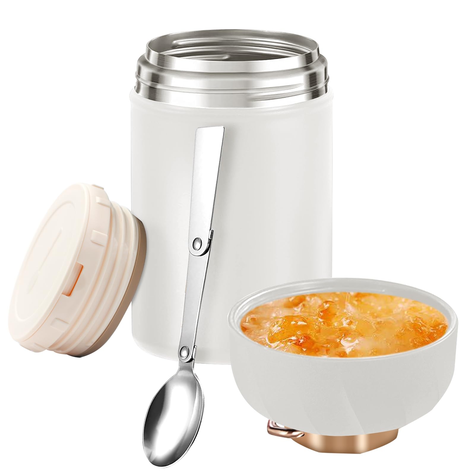 GOEDEKE Food Flask,600ml (20 oz) Food Flask Container,Stainless Steel ...
