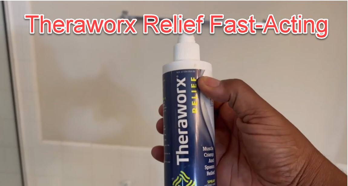 Watch Theraworx Relief Fast-Acting Spray for Leg Cramps & More on ...