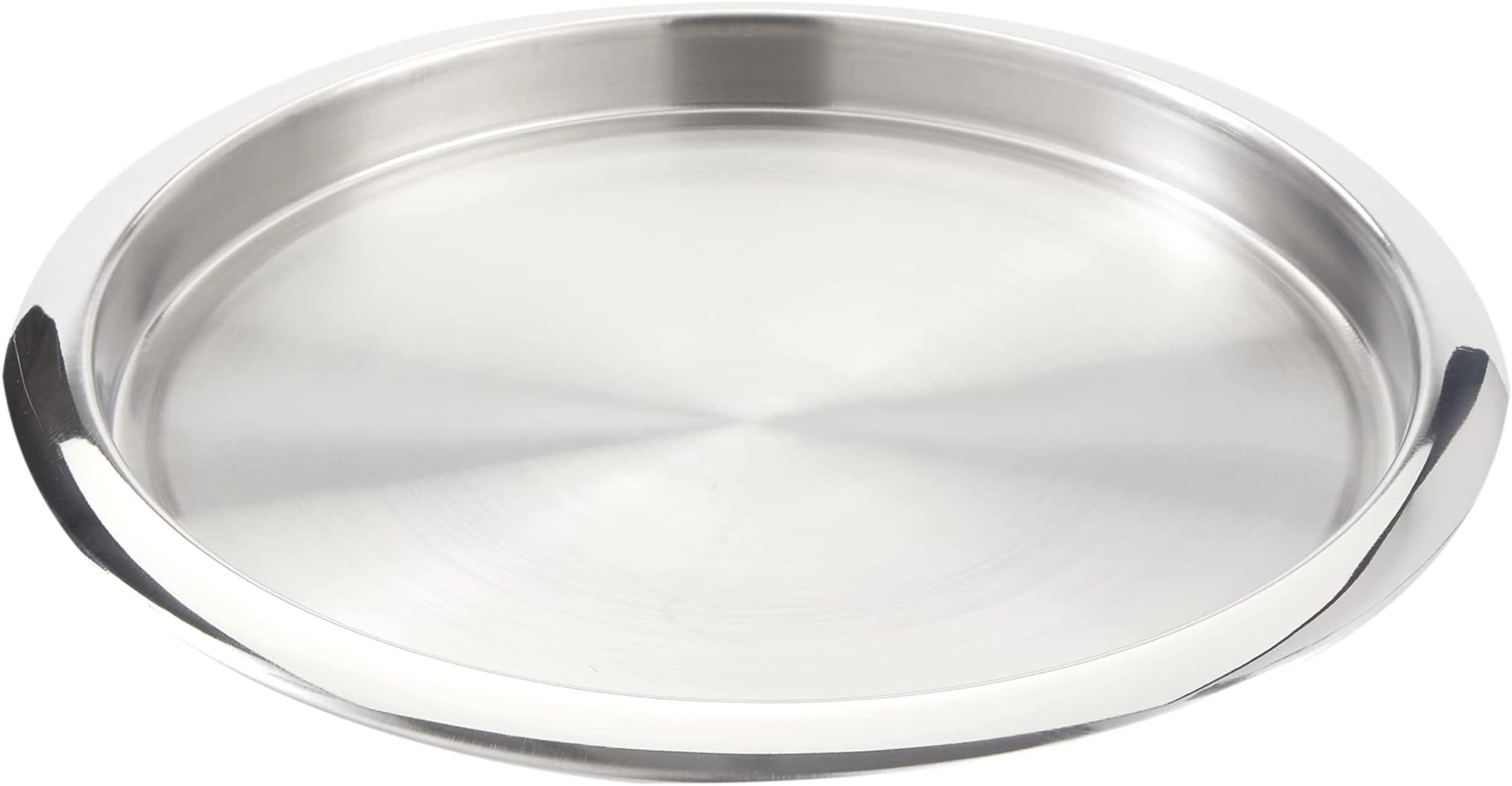 Amazon.com | Elegance Stainless Steel Round Serving Tray, 14 inch ...