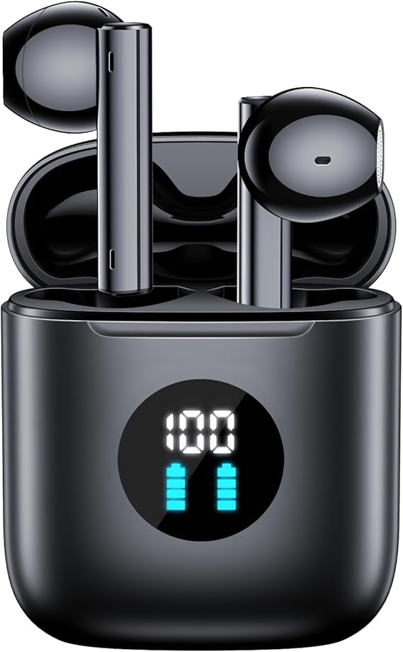 Amazon.com: Wireless Earbuds Bluetooth Headphones 60Hrs Playtime Ear Buds with LED Display ...