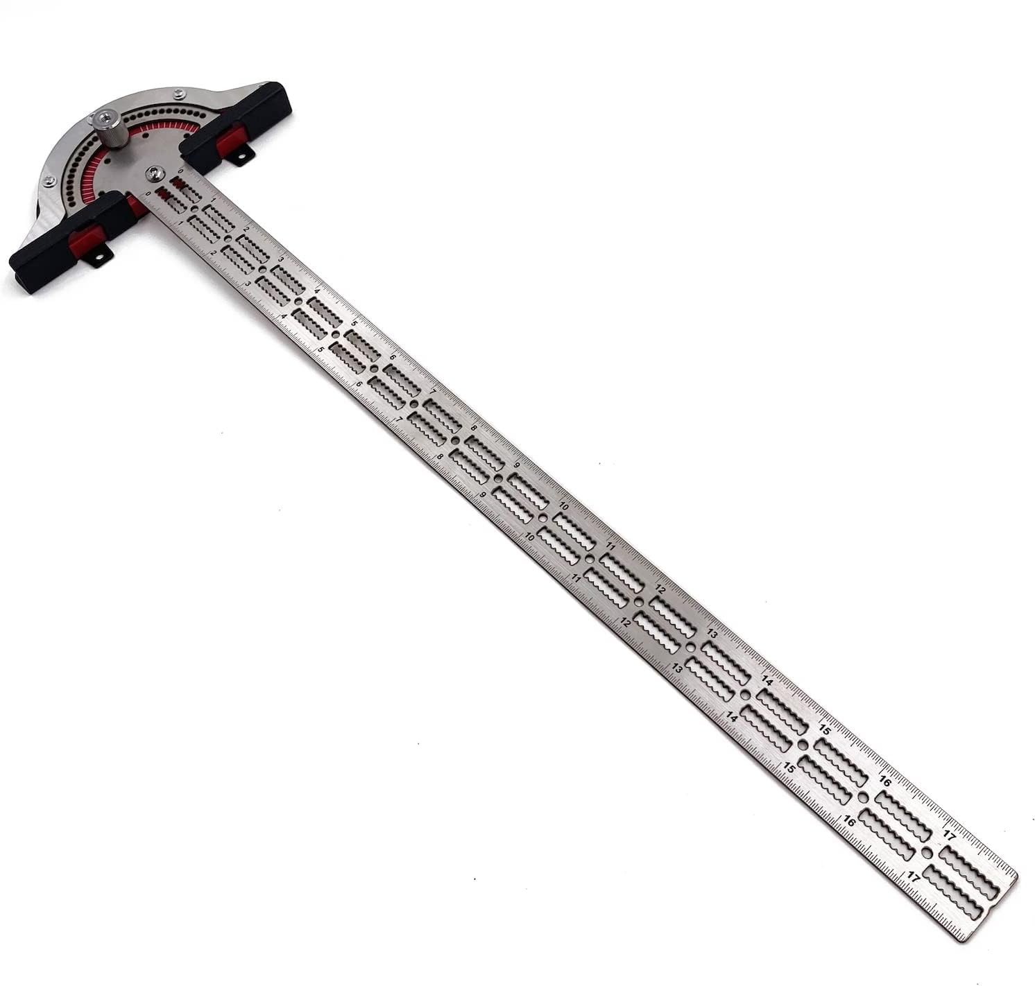 Snapklik.com : Upgraded 18" Woodworker Edge Ruler 0-70Adjustable ...