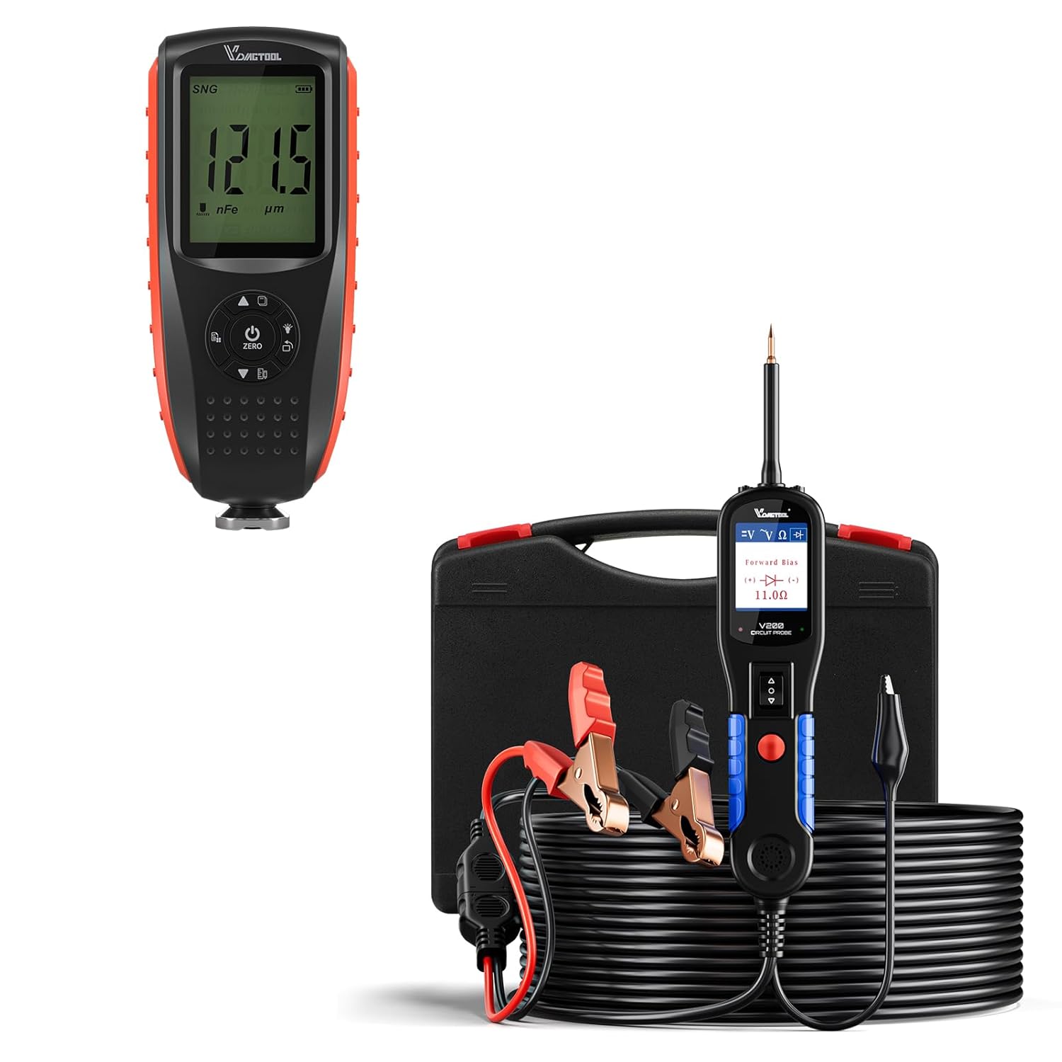 VDIAGTOOL V200 Automotive Circuit Probe Tester, 12V 24V Car Power ...