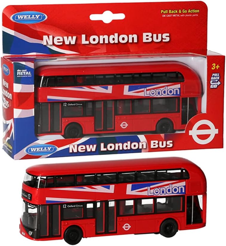 Official TFL Licensed New Red London Double Decker Bus 1:36 Scale Metal ...