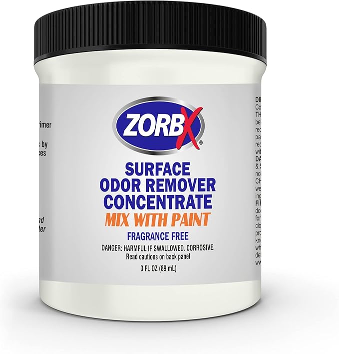 Amazon.com: ZORBX Surface Odor Remover Paint Additive - Mix 1 Jar Odor ...