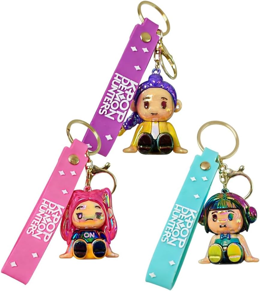 Amazon.com: Btree 3Pcs Korean Idol Action Figure,Electroplating Sitting ...