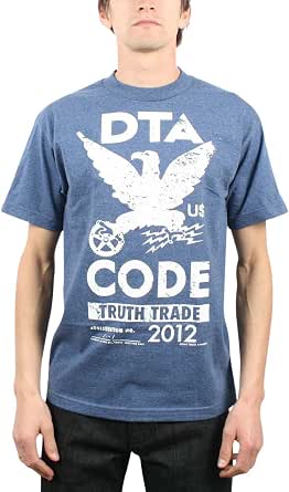 TEST DTA The DTA Code Tee,Large,Denim | Amazon.com
