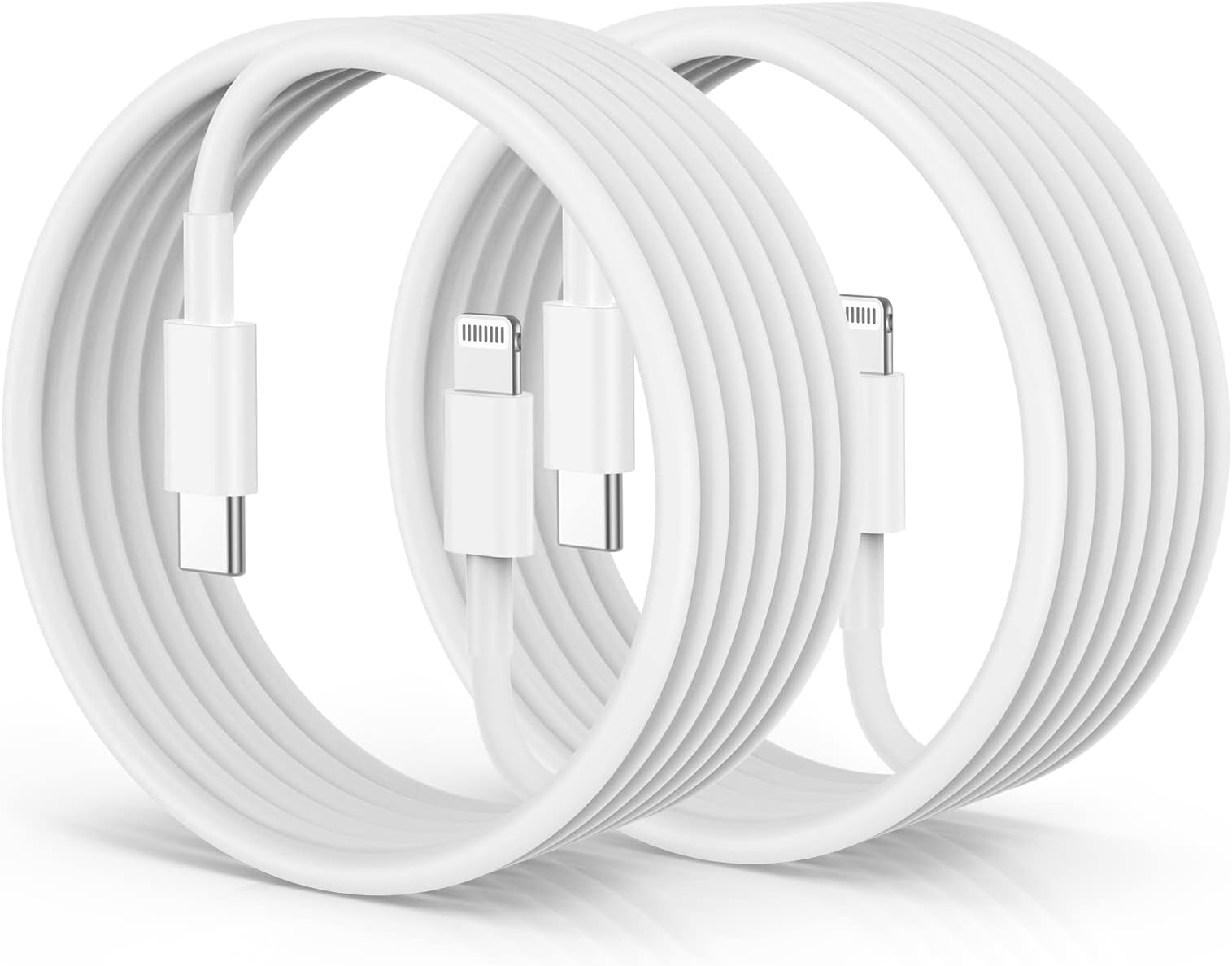 Amazon.com: USB C to Lightning Cable (2pack 6ft), Apple MFi Certified ...