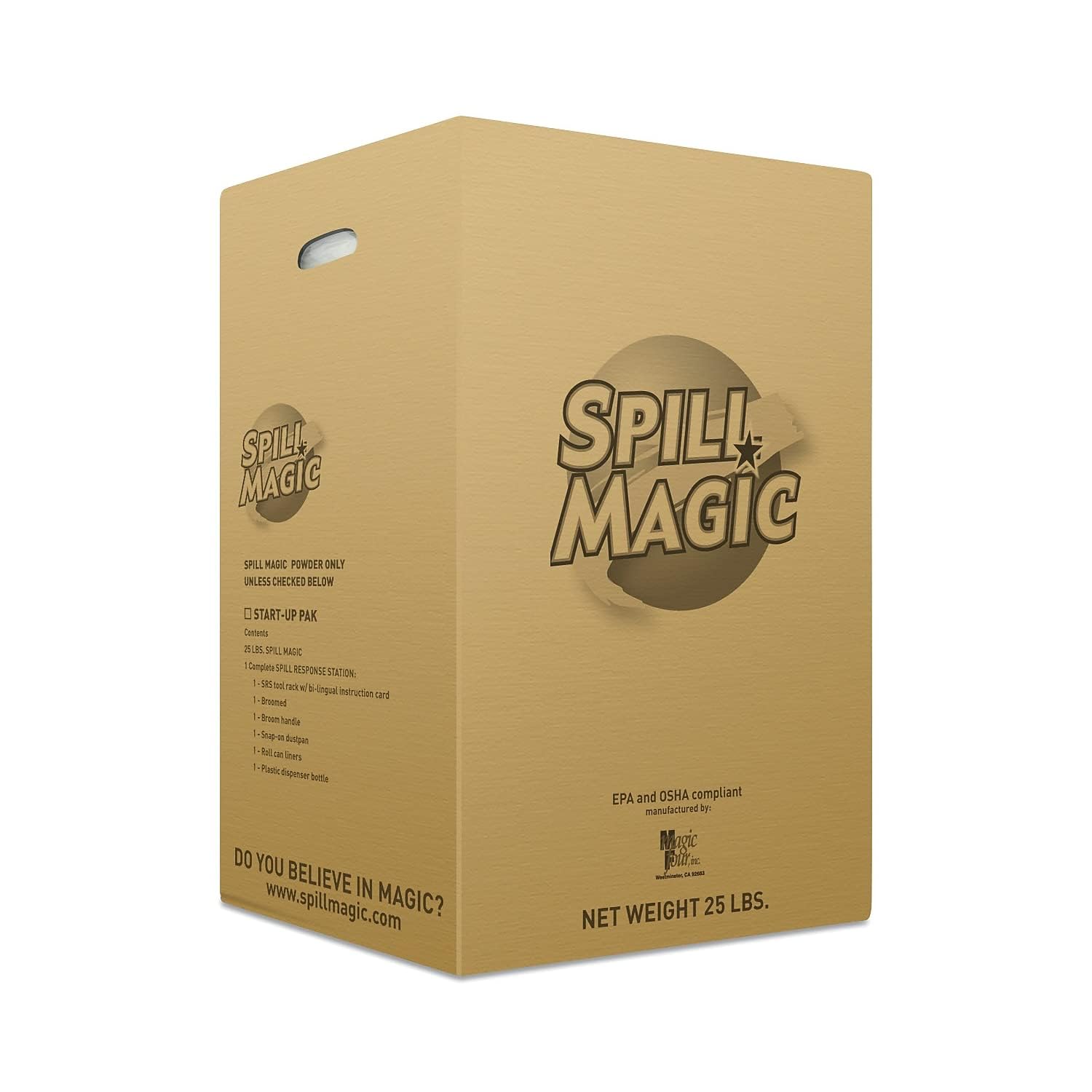 Amazon.com: Spill Magic All-Purpose Absorbent Powder, 25 lb Box ...