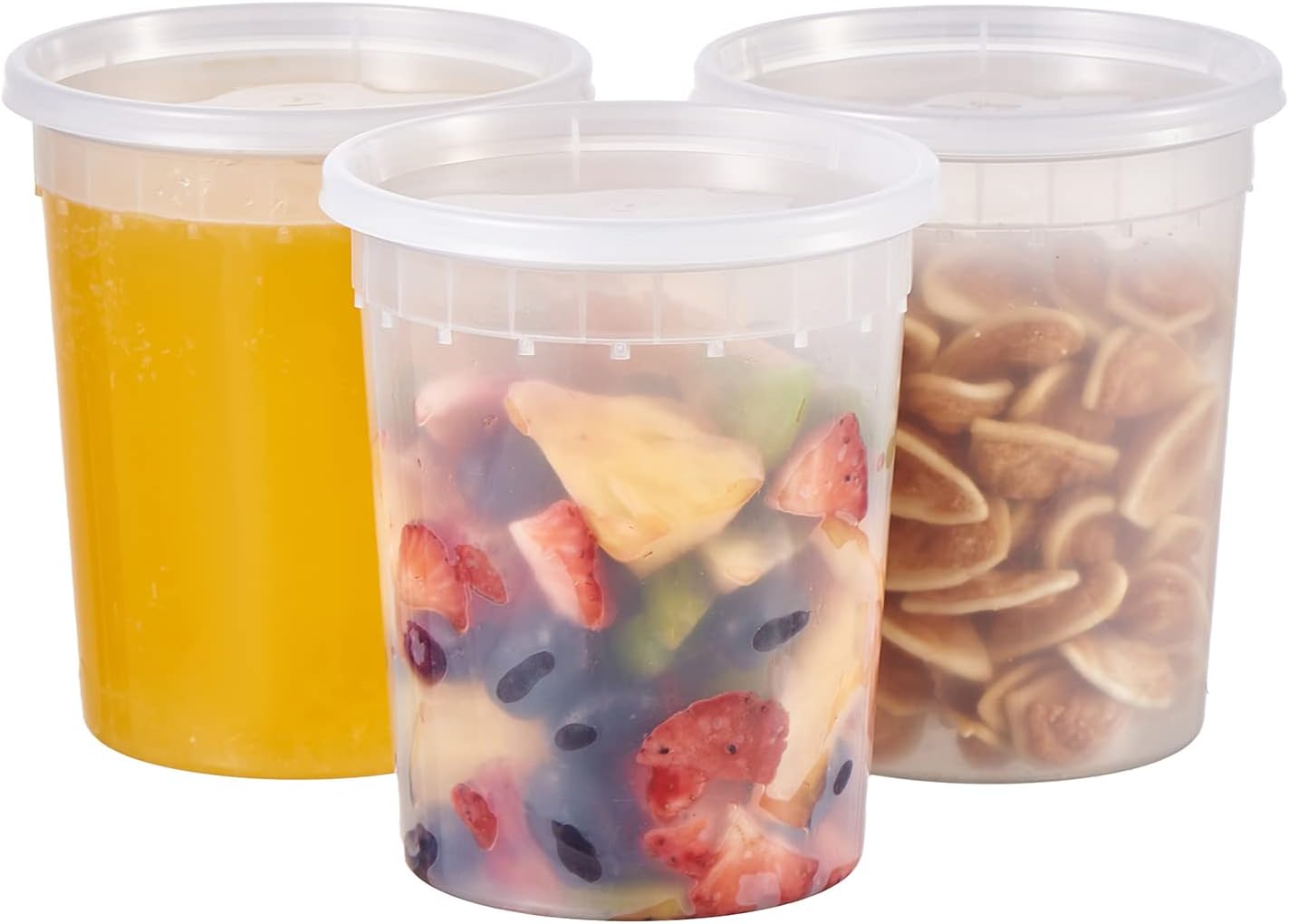 Amazon.com: Reditainer Extreme Freeze Deli Food Containers with Lids ...