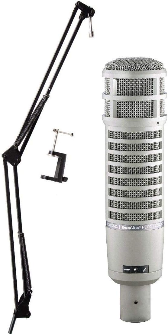 Amazon.com: Electro-Voice RE20 Broadcast Announcer Microphone (Black ...