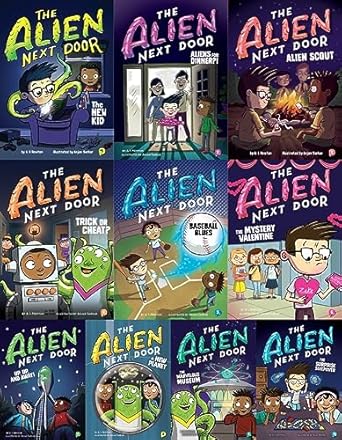 The Alien Next Door Series Total 10 Books Set (Paperback): A.I. Newton ...