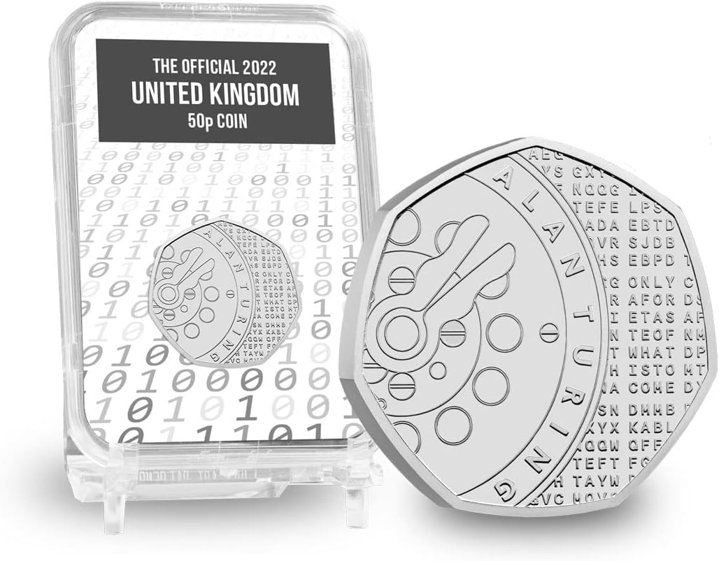 Collectology The 2022 UK Alan Turing 50p Capsule Edition : Amazon.co.uk ...