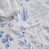 Amazon.com: mixinni Blue Flowers Duvet Cover for Teenage Girls Twin XL ...