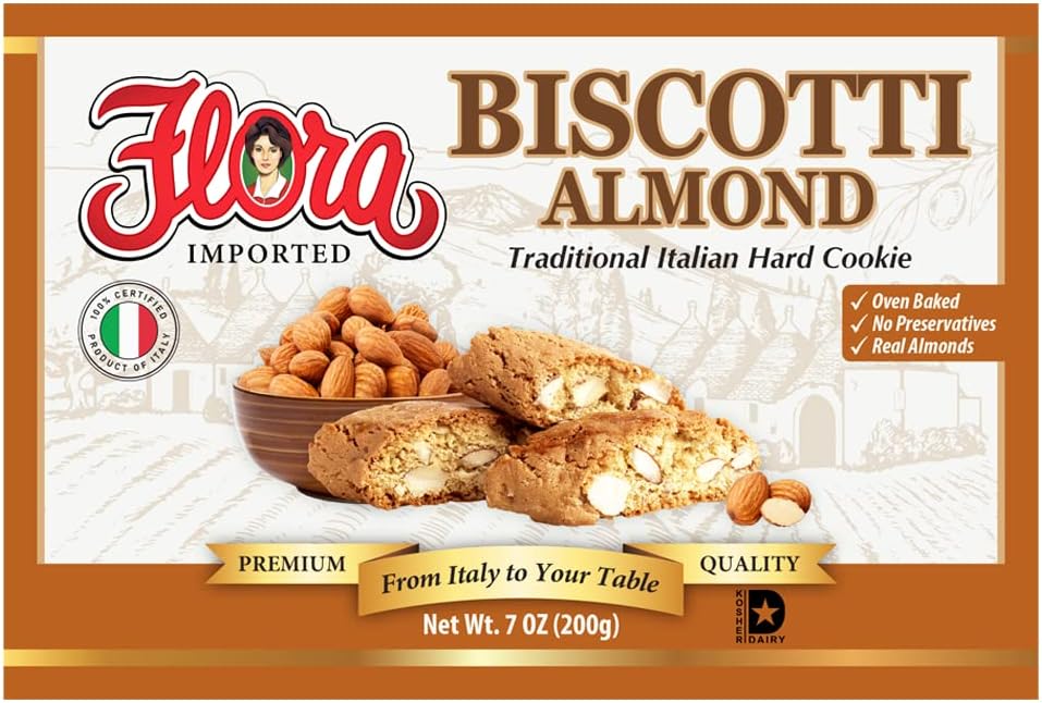 Amazon.com: Flora Biscotti Cookies (Almond) : Grocery & Gourmet Food