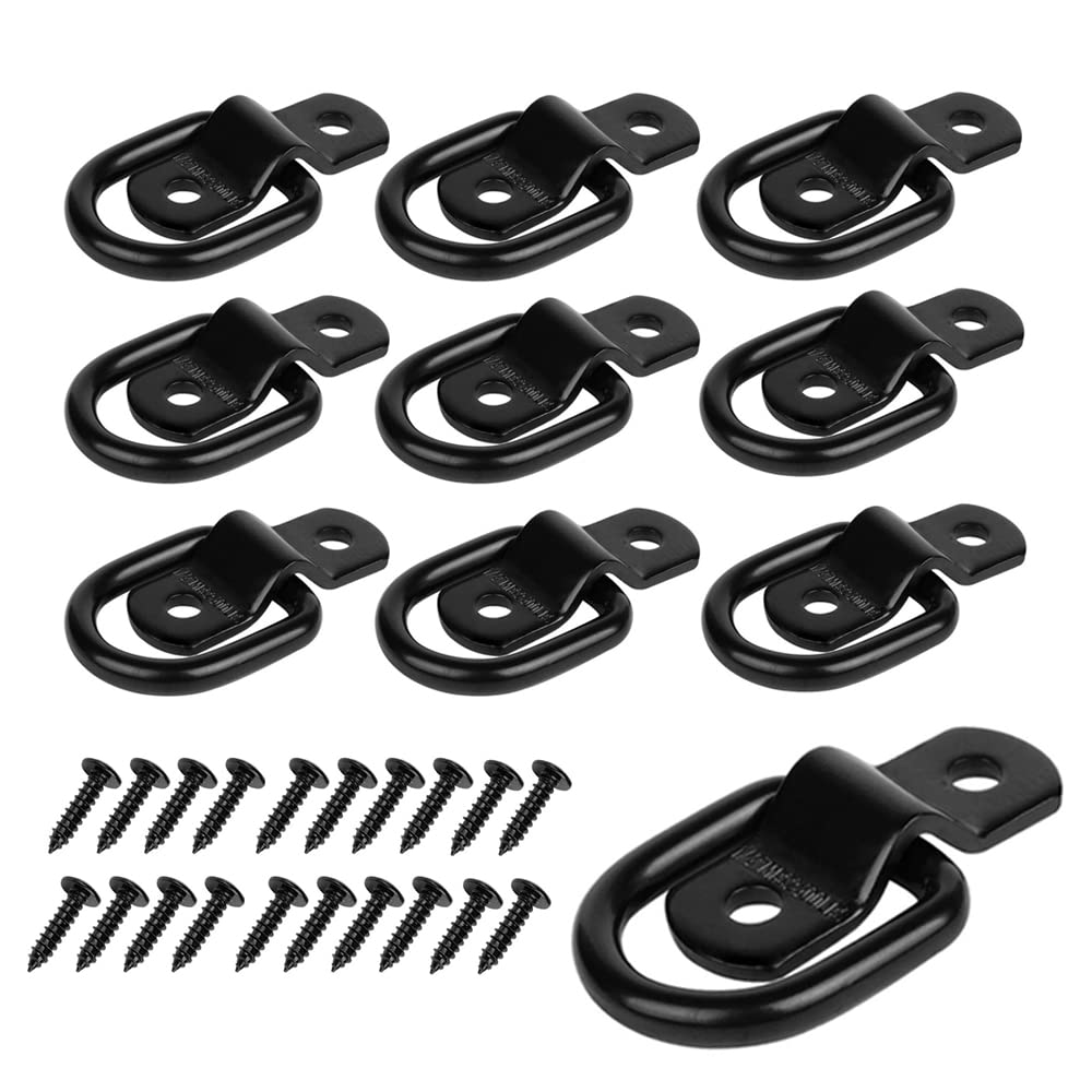Amazon.com: D-Ring Tie Downs, Premium Anchor Lashing Ring with Mounting ...