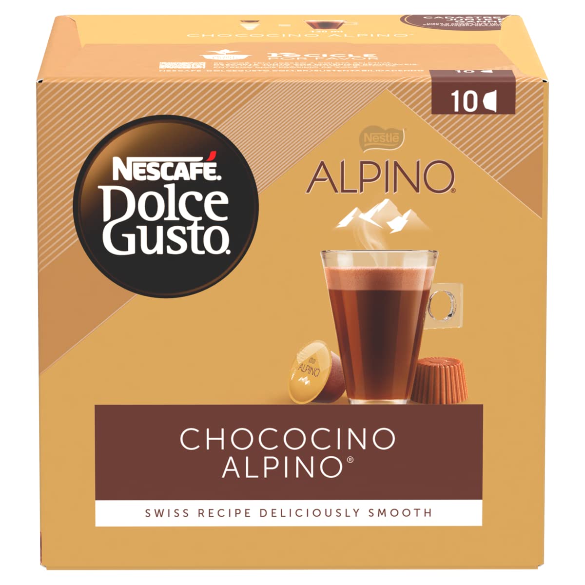 Dolce Gusto, NDG Alpino Tradicional 10Caps 1x180g | Amazon.com.br