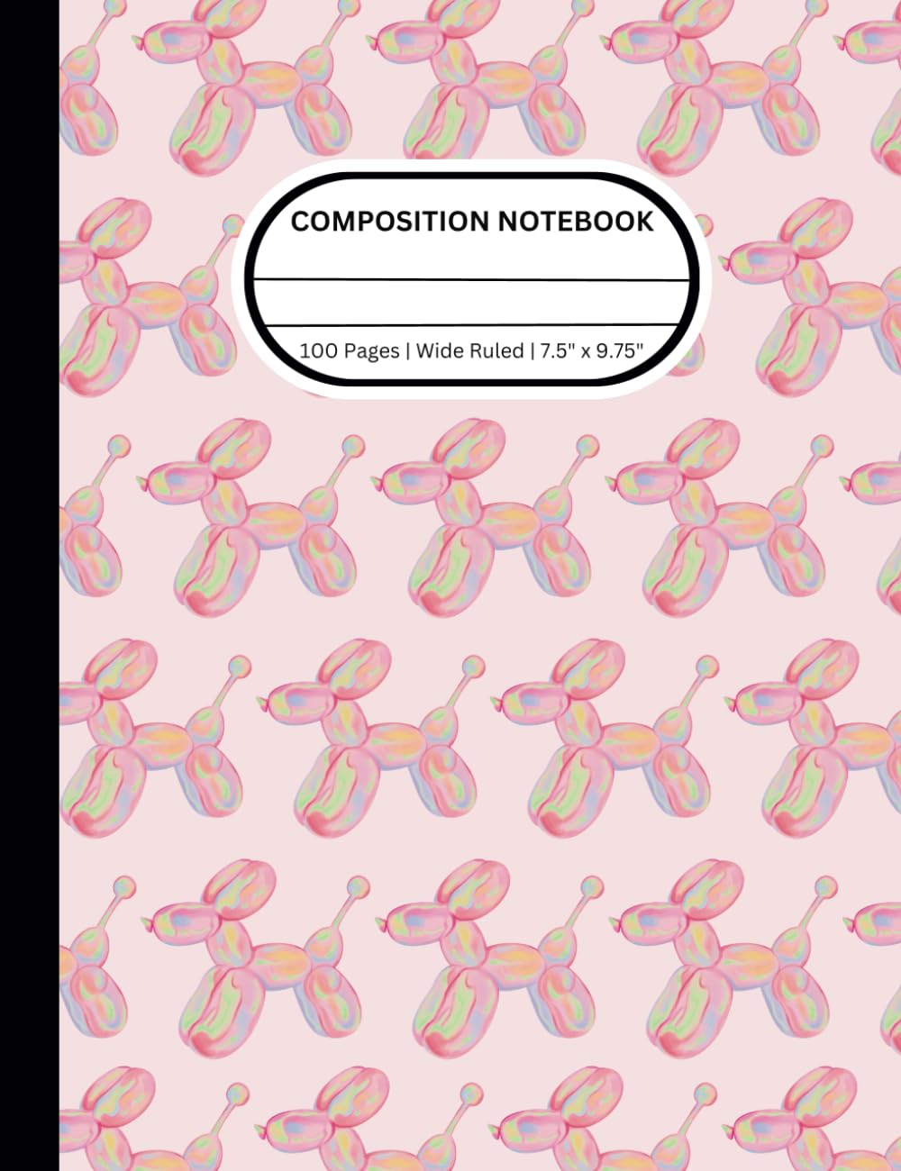 Amazon.com: Composition Notebook – 7.5x9.75”, 100 Pages, Wide Ruled ...