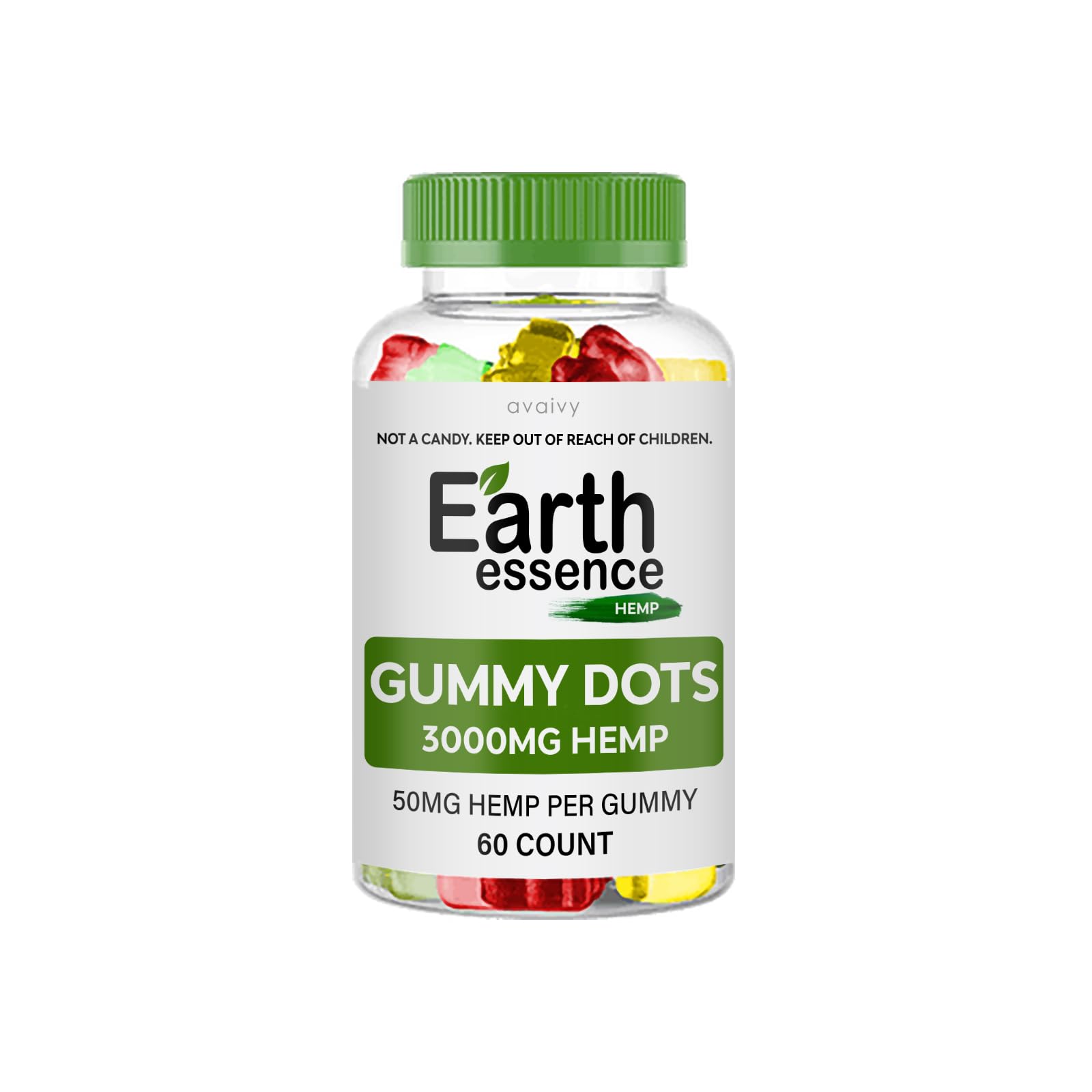 Amazon.com: Earth Essence Gummies - Earth Essence Hemp Gummies (Single ...
