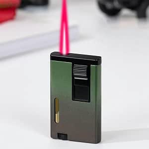 Amazon.co.jp: Mini Ultra Thin Butane Torch Lighter Adjustable Red Jet ...