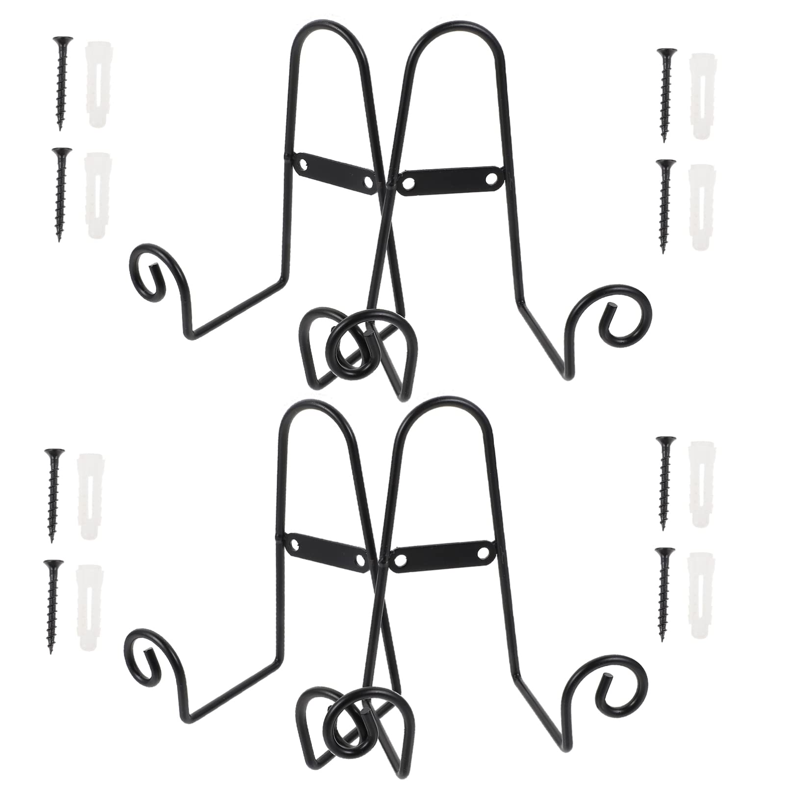 Multiple Plate Hangers For Walls