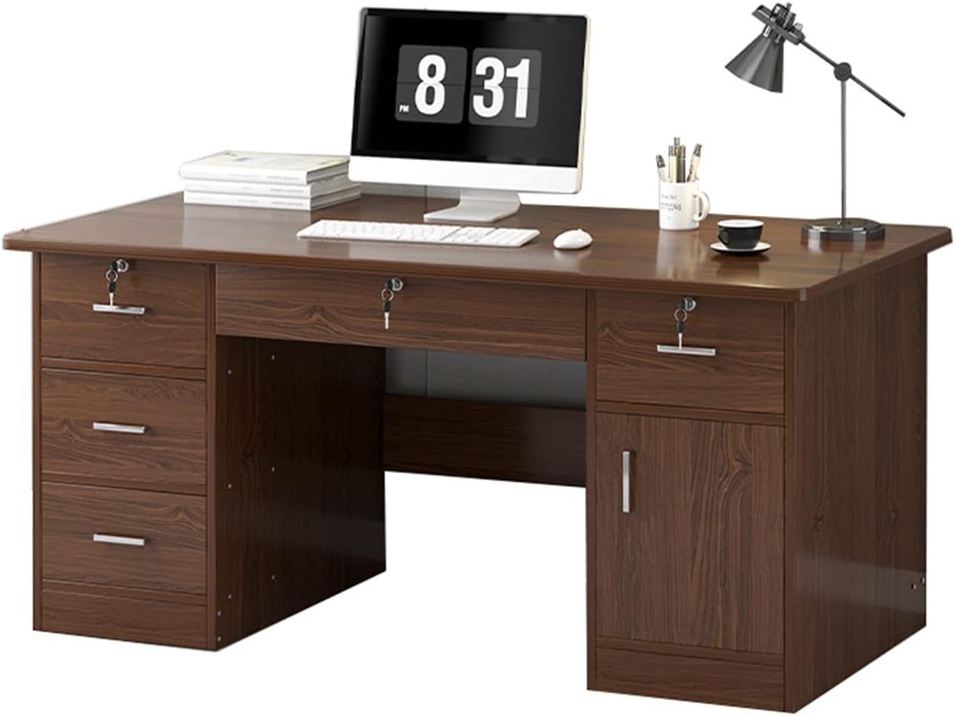 Amazon.com: ANTCRZ Desk Desktop Computer Desk Home Desk Office Desk ...