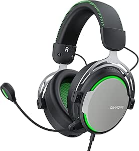 Amazon.com: BINNUNE Wireless Gaming Headset with Mic, Dual Mode 2.4g ...