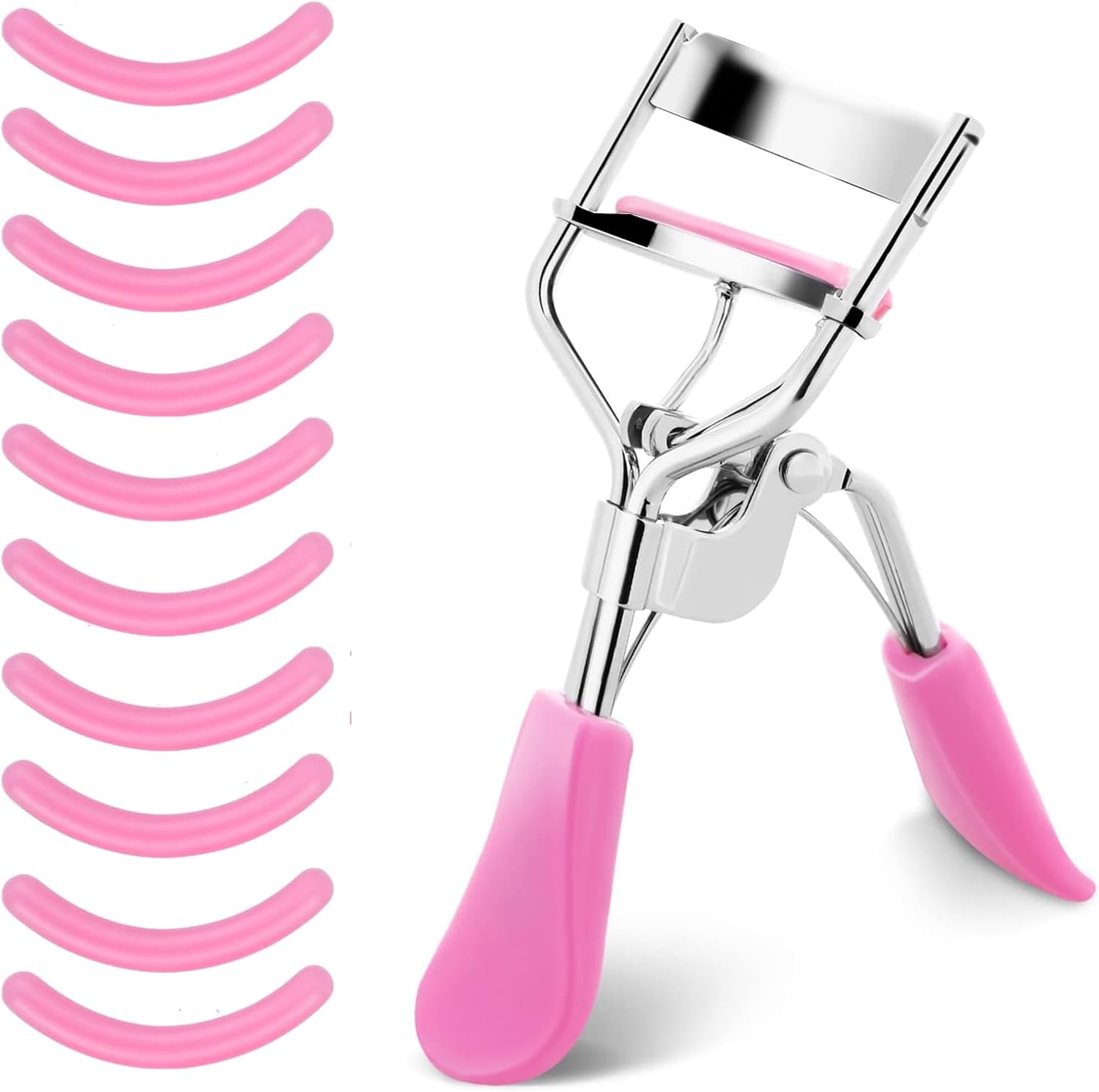 Lash Curler, No Pinching or Pulling, Long Lasting Eyelash Curler Fit ...