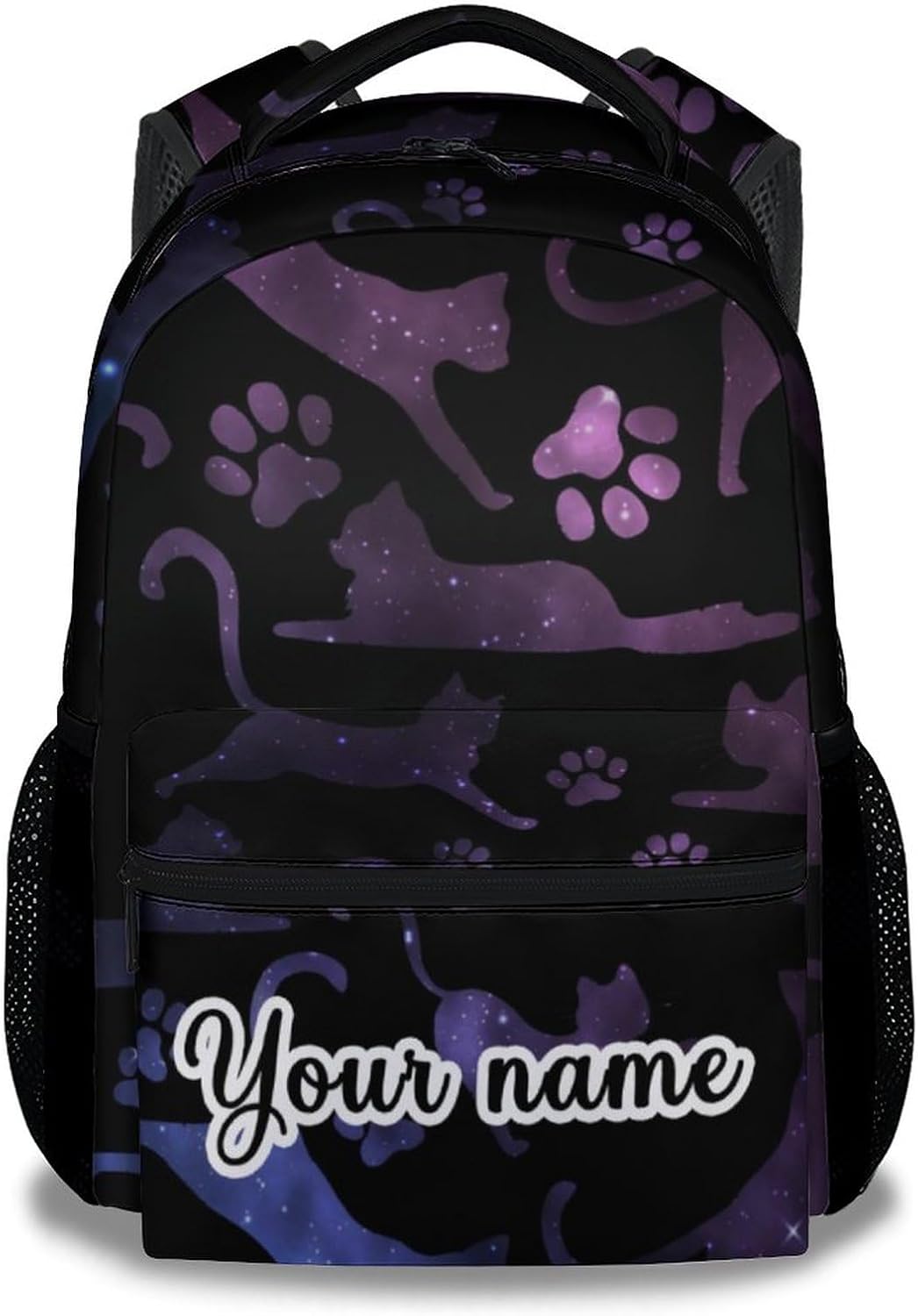 Amazon.com | Personalized Cat Backpack for Girls Boys, 16 Inch Cat ...