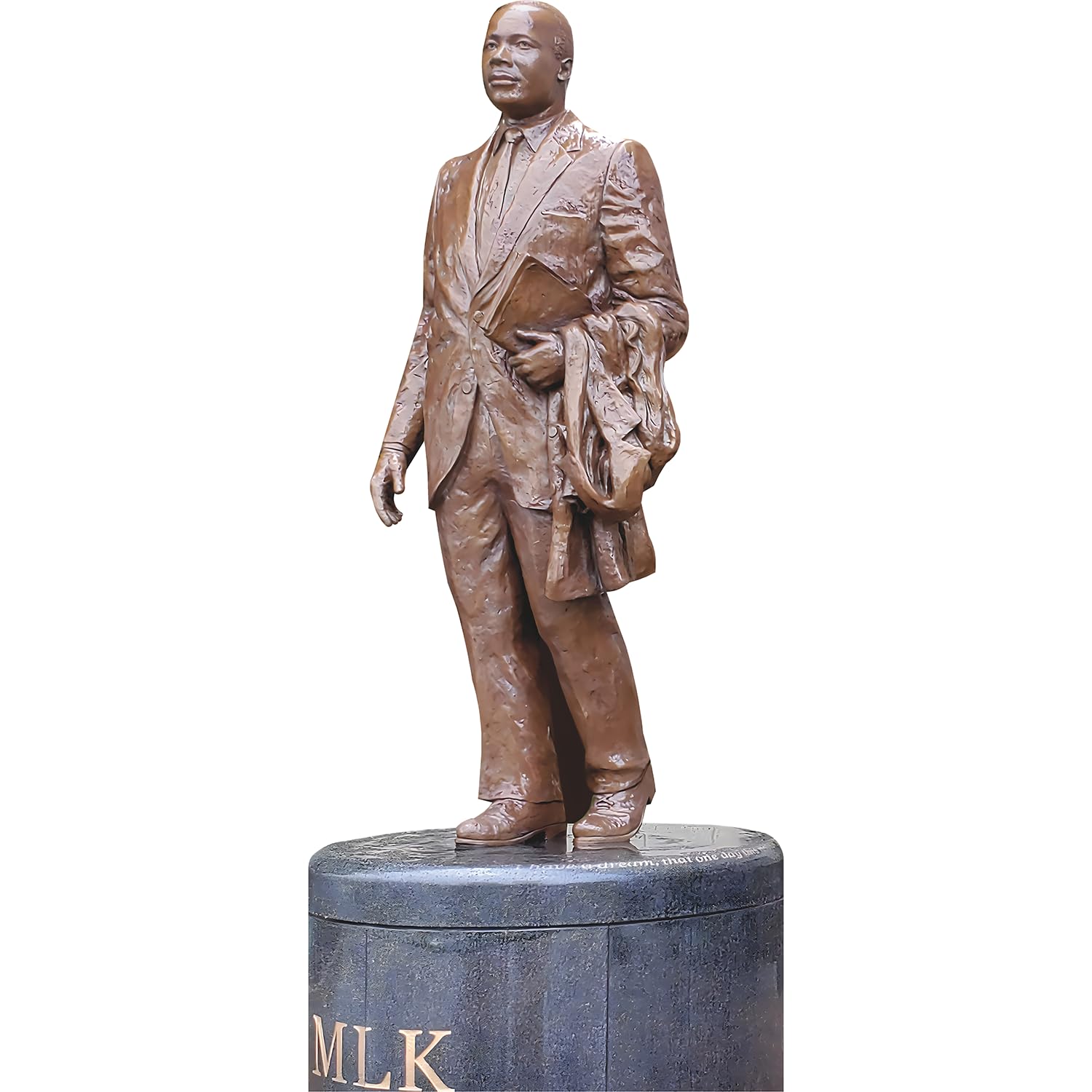 Amazon.com: H61470 Martin Luther King Statue Georgia Cardboard Cutout ...